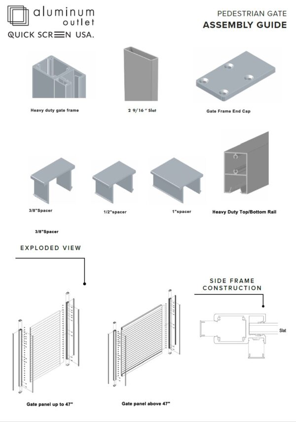 Instruction Guides - Quickscreen USA